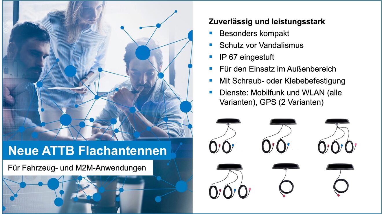 New ATTB flat antennas